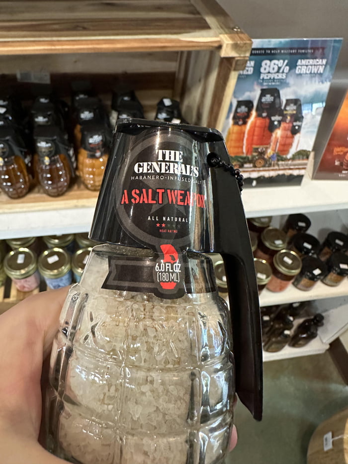 A salt weapon - 9GAG