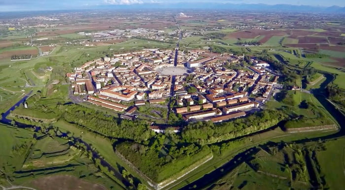 Citta di palmanova - the star fort of republic of Venice, 1593 - 9GAG