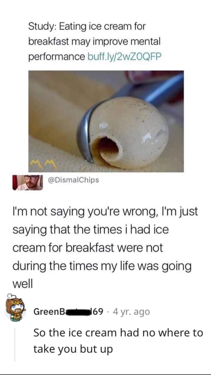 Wholesome ice cream - 9GAG