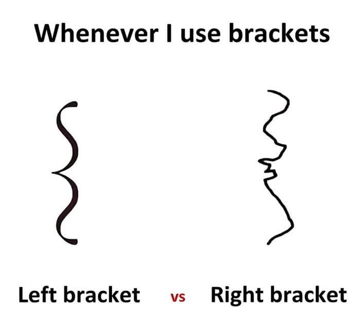 How I draw brackets - 9GAG