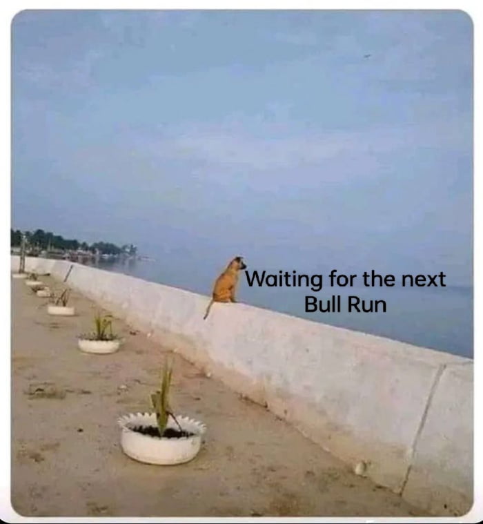 Me waiting for the next Bull Run - 9GAG