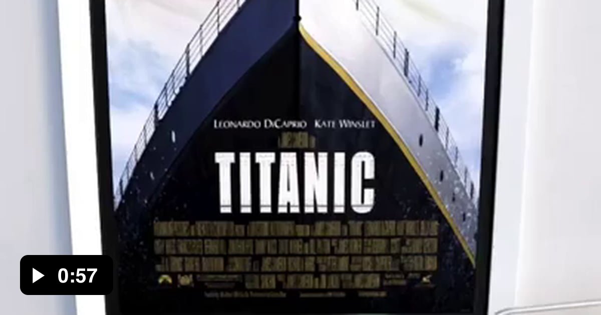 This video creation by David Scott is inspired by the movie "Titanic ...