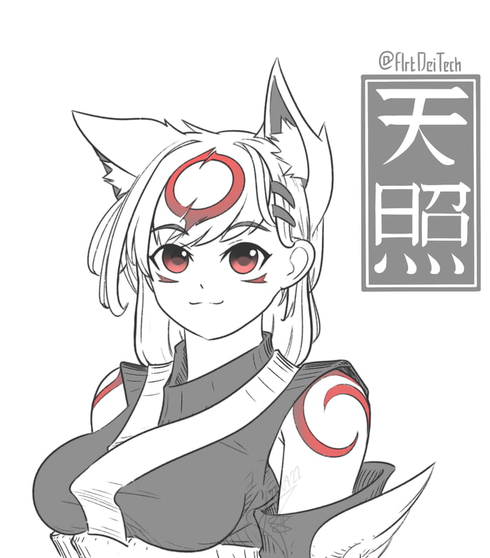 Amaterasu (@ArtDeiTech) - 9GAG