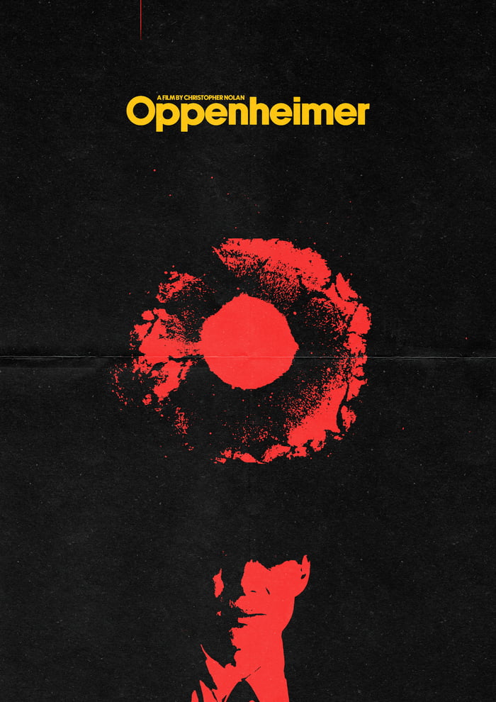 Oppenheimer (retro poster design by me). - 9GAG