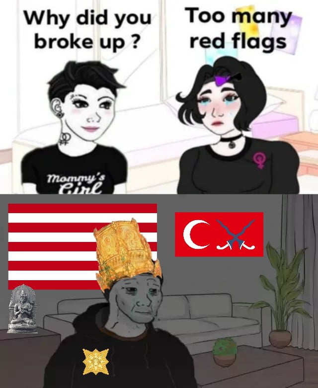 Heran sama cewe jaman sekarang pada benci red flag - 9GAG