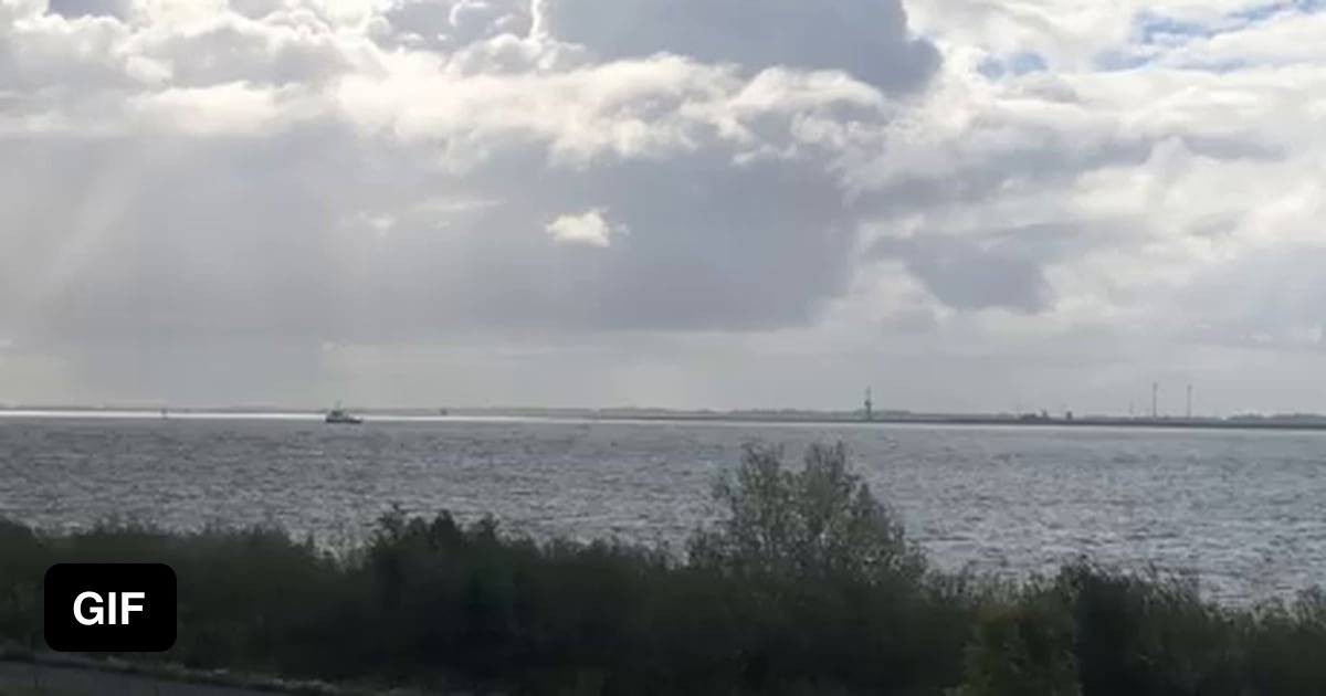 Stormy day over the Elbe, Germany - 9GAG