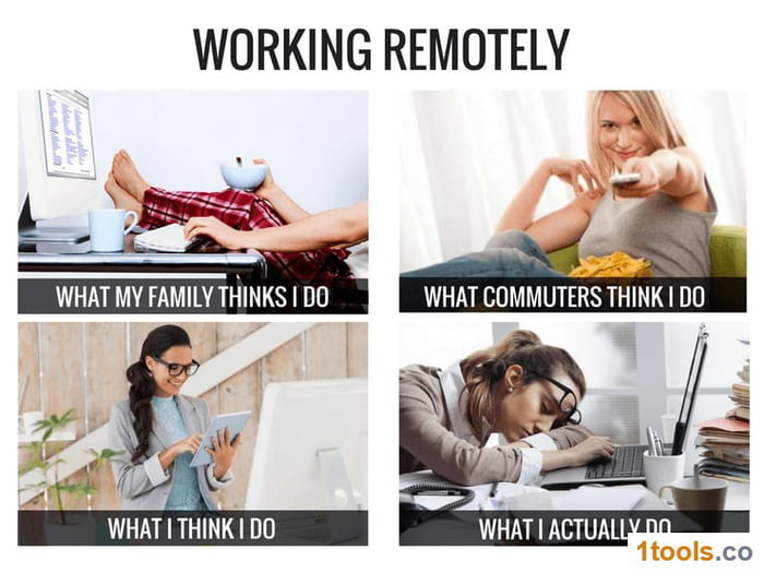 Working Remotely :) - 9GAG