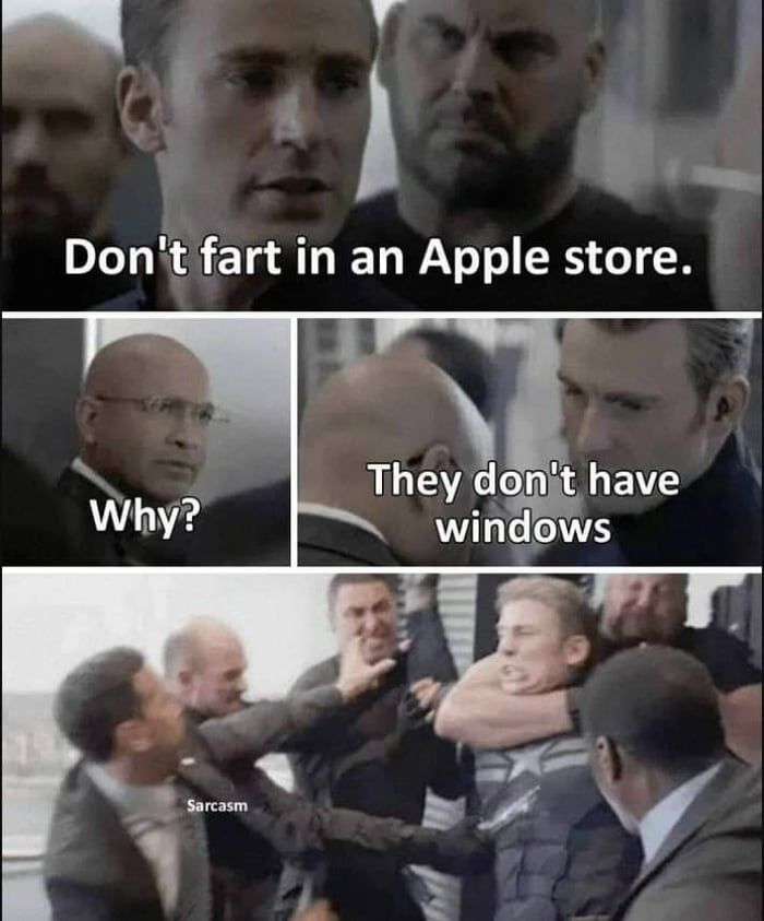 Apple vs Windows :-) - 9GAG