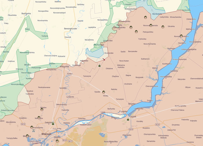 Map updated - 2 Breakthroughs in Kherson-Oblast [2022/09/14] - 9GAG