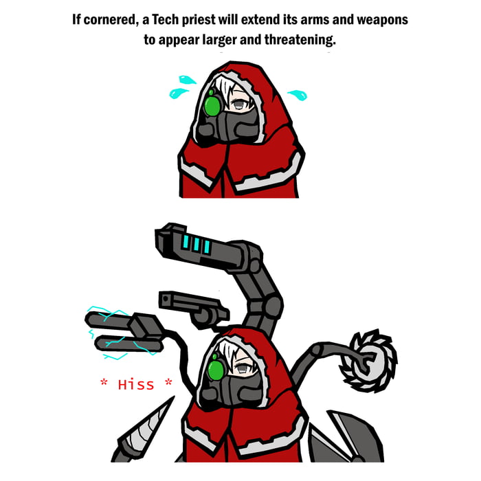 Can confirm this is true about Tech priests - 9GAG