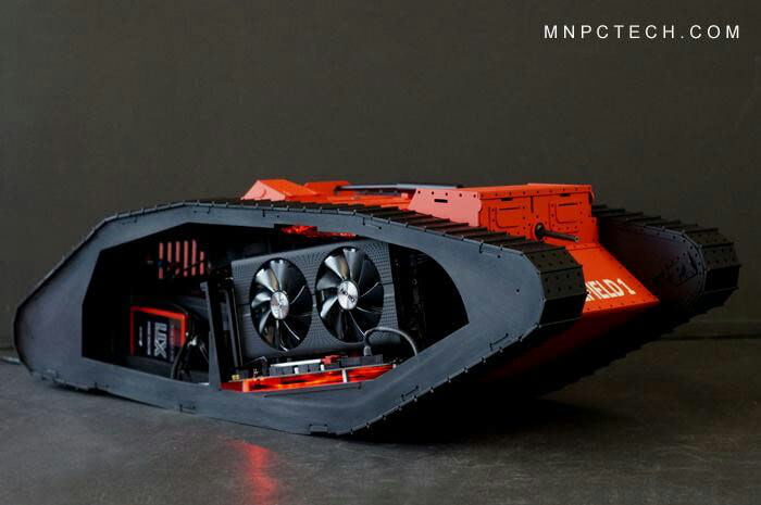 AMD Battlefield 1 tank pc built by Bill Owen - 9GAG