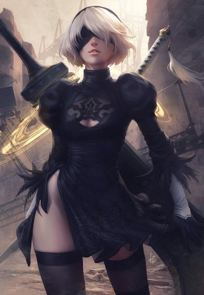 Nier automata 2b - 9GAG