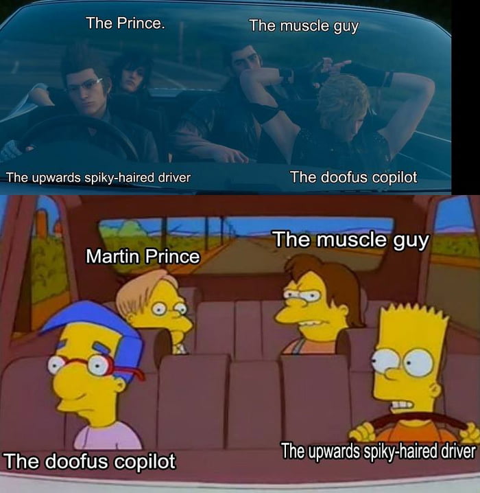 The Simpsons predicted Final Fantasy XV! - 9GAG