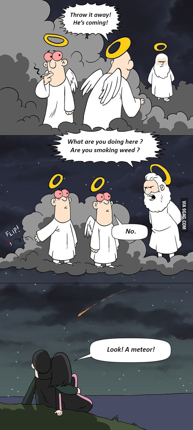 Stoner angels be like. - 9GAG