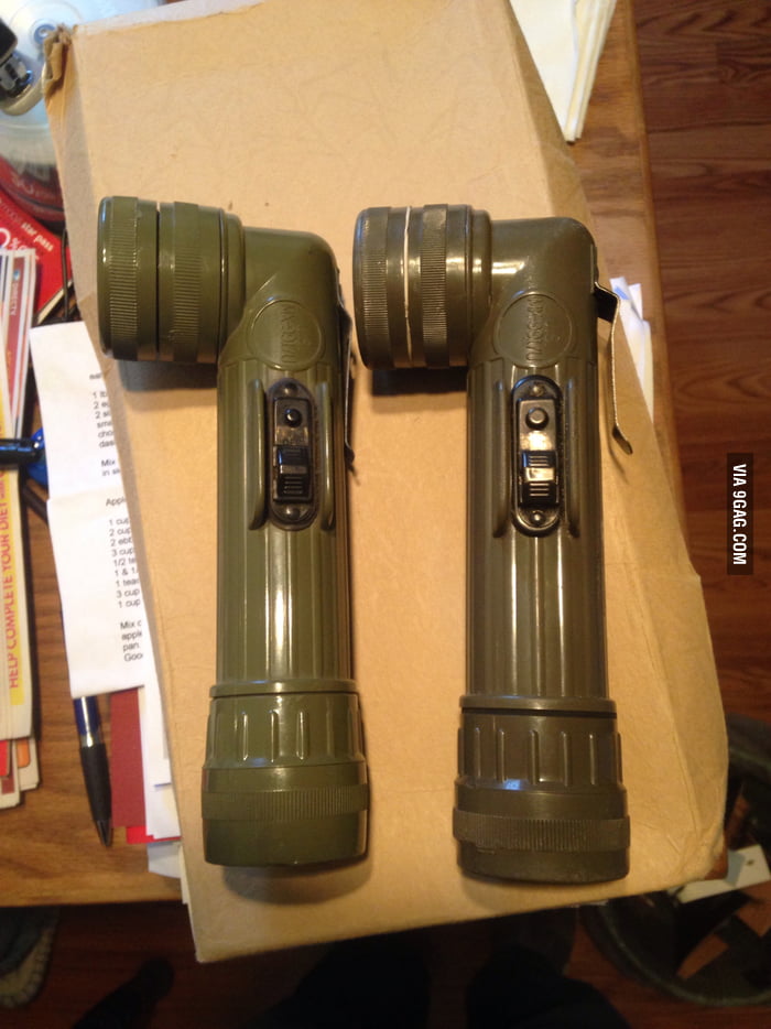 They still use the same moonbeam(flashlight) in the Marine Corps today that they used in the 60s ...