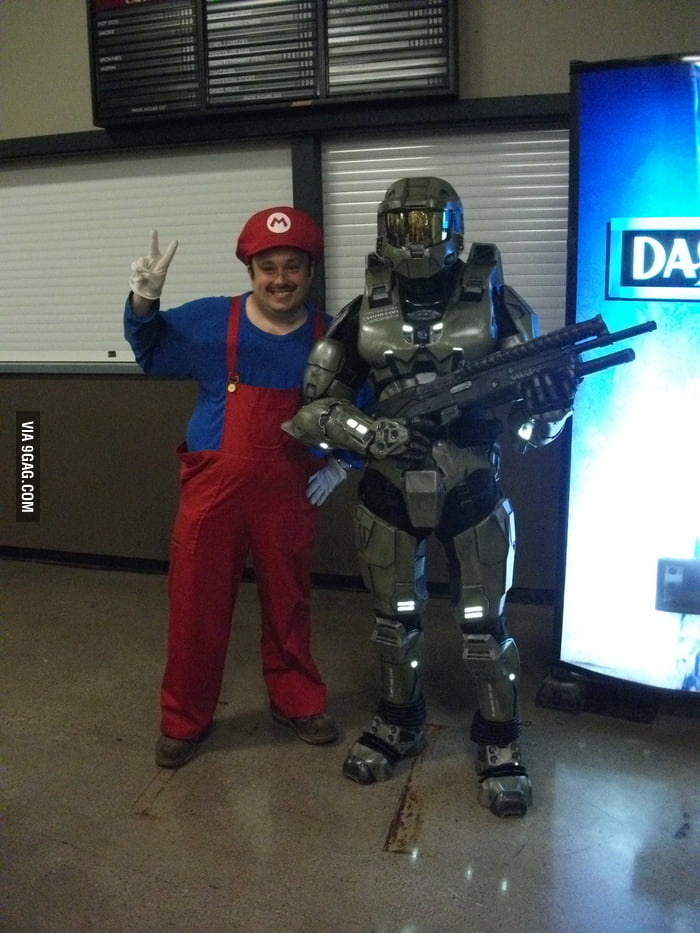 Mario & Master Chief...together at last! - 9GAG