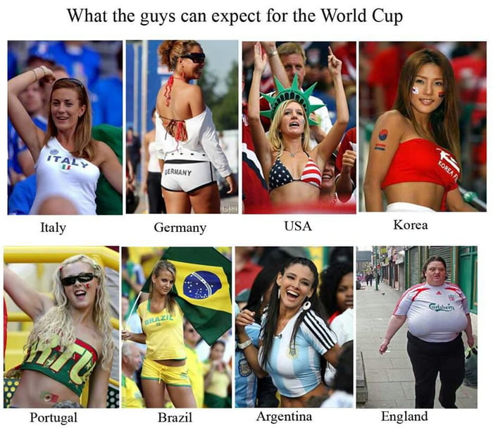 What the guys can expect for the World Cup - 9GAG