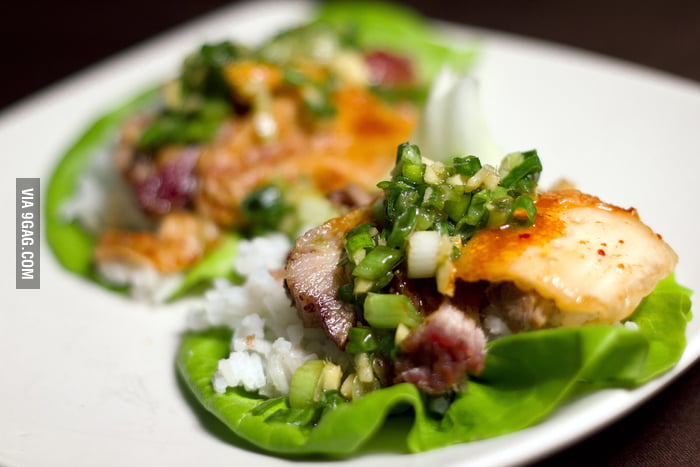 Bo ssam! Korean lettuce wraps with slow roasted caramelized pork ...