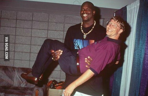 Shaq lifting 80 billion Bill - 9GAG