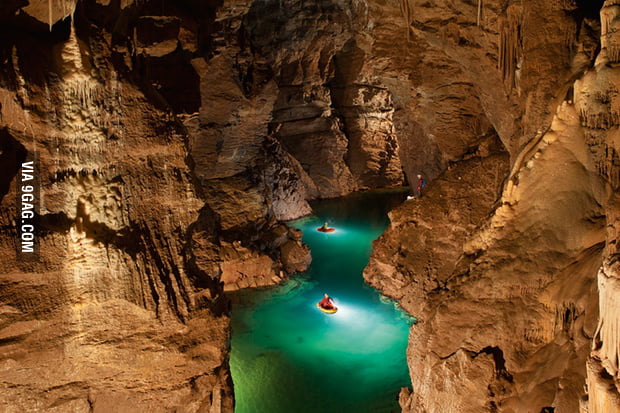 Beautiful underwater cave in South Germany. - 9GAG