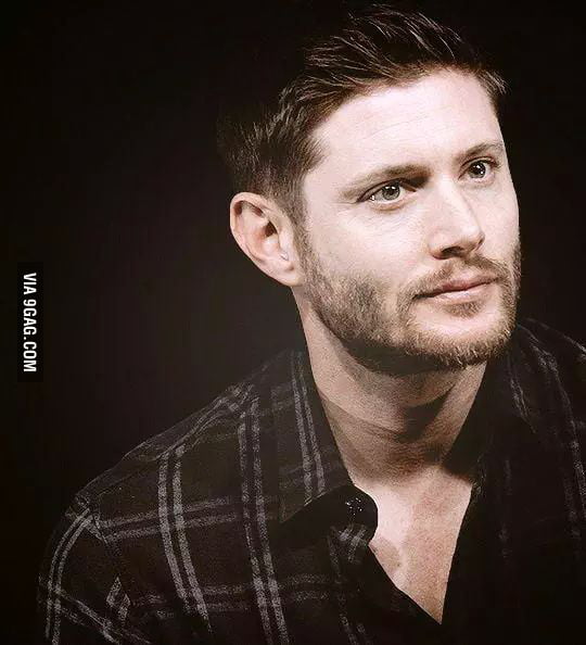 How to make a scruff look elegant, by Jensen Ackles - 9GAG