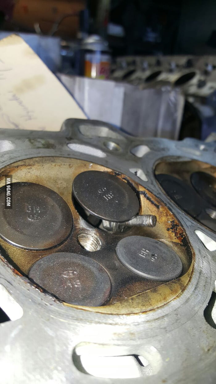 Simple job turned into engine overhaul - 9GAG