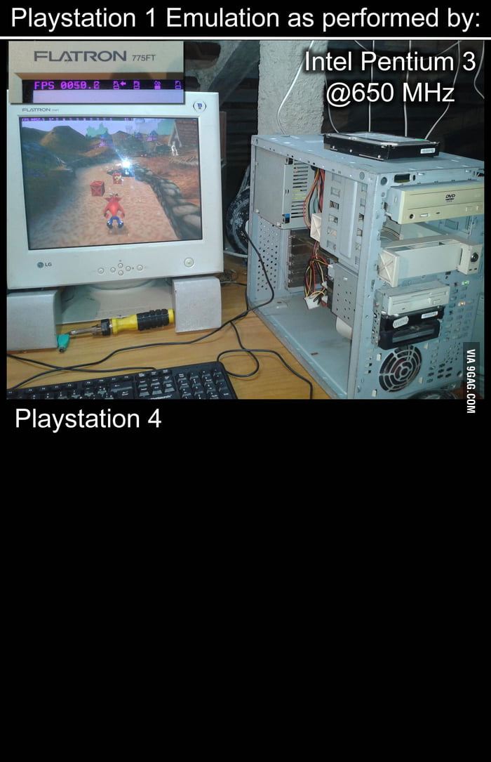 When a 16 year old computer can do things consoles can't. - 9GAG