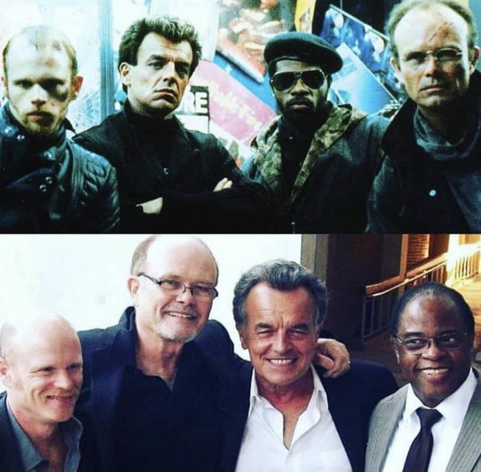 This reunion of the cast from RoboCop (1987), but they’re NOT standing ...