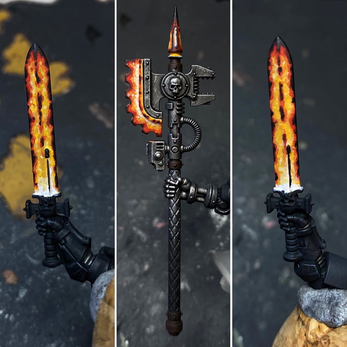 Hey guys , I want to share with you my molten metal swords, hope you ...