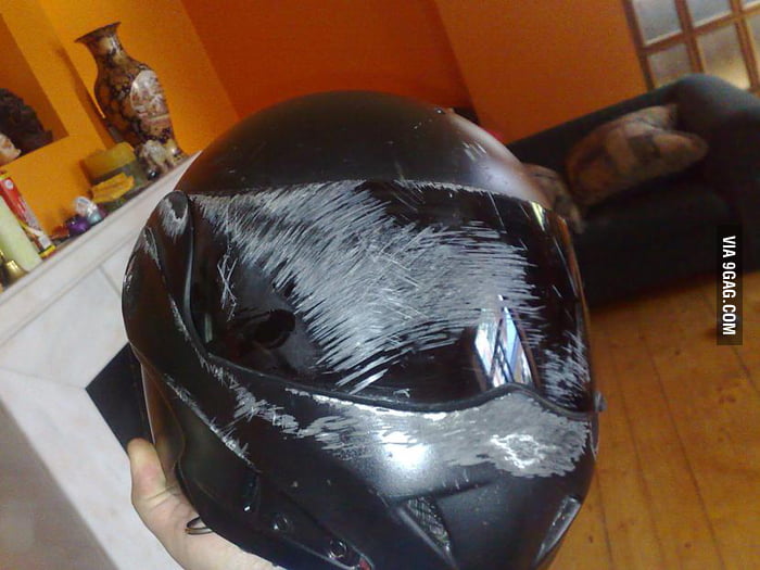 Always use helmet - 9GAG