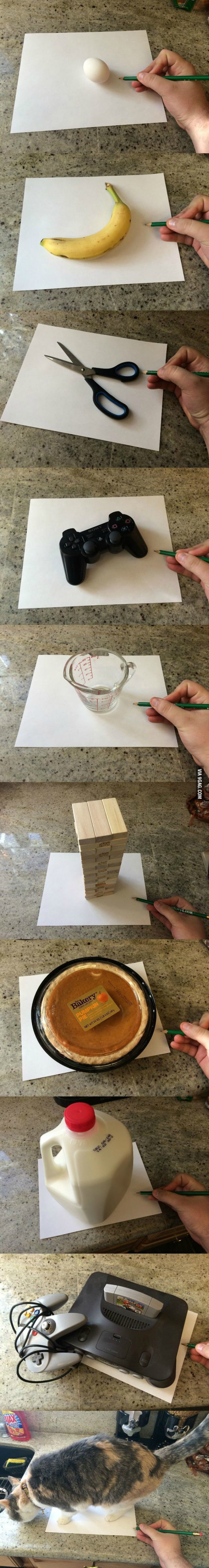 Realistic drawing fail - 9GAG
