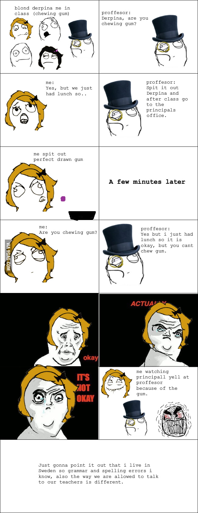 First rage comic ever sorry if it's bad. - 9GAG