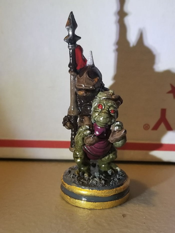 My second of 10 Labyrinth characters I got hired to paint. Goblin ...