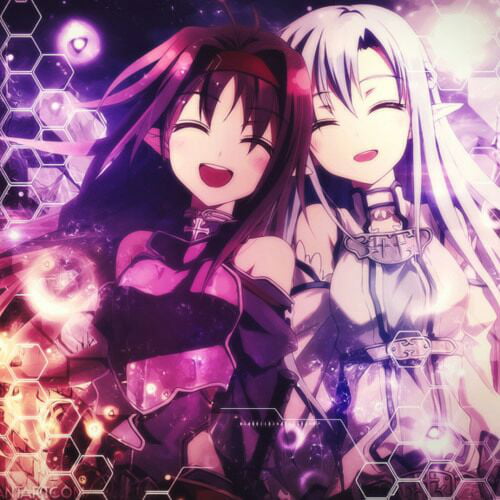 Shirushi - Lisa Asuna-Yuuki Sword art online season 2 - 9GAG