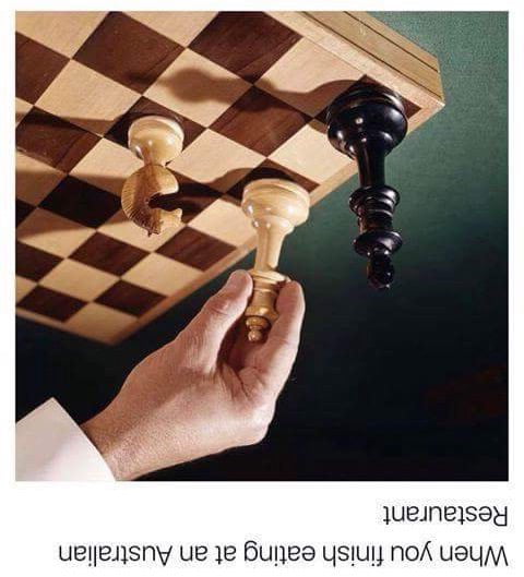 When you finish eating at an Australian Restaurant (fixed) - 9GAG