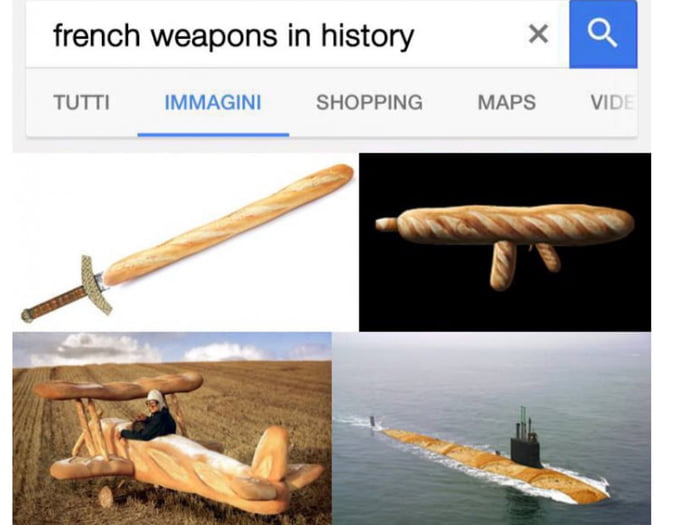 French weapons in history... - 9GAG