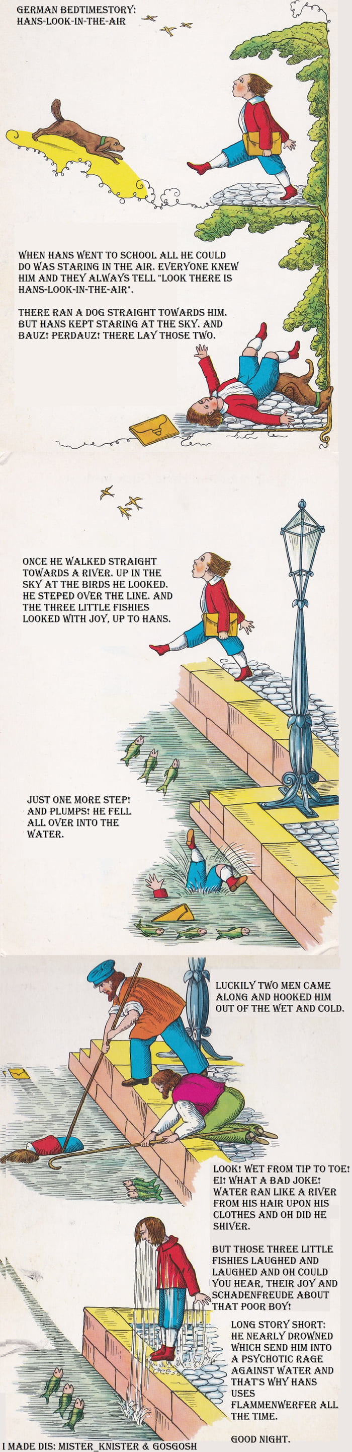 German Bedtime Stories: Part 3 "Hans-Look-In-The-Air" - 9GAG