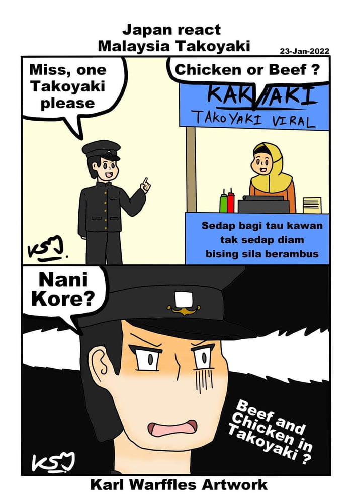 Tako bermaksud sotong. Yaki tanpa sotong bukanlah takoyaki - 9GAG
