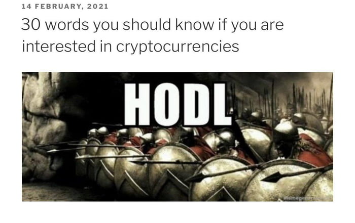 Hodl gang - 9GAG