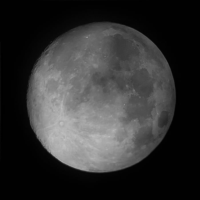 Full Moon shot with my first ever telescope I recently bought! Always ...