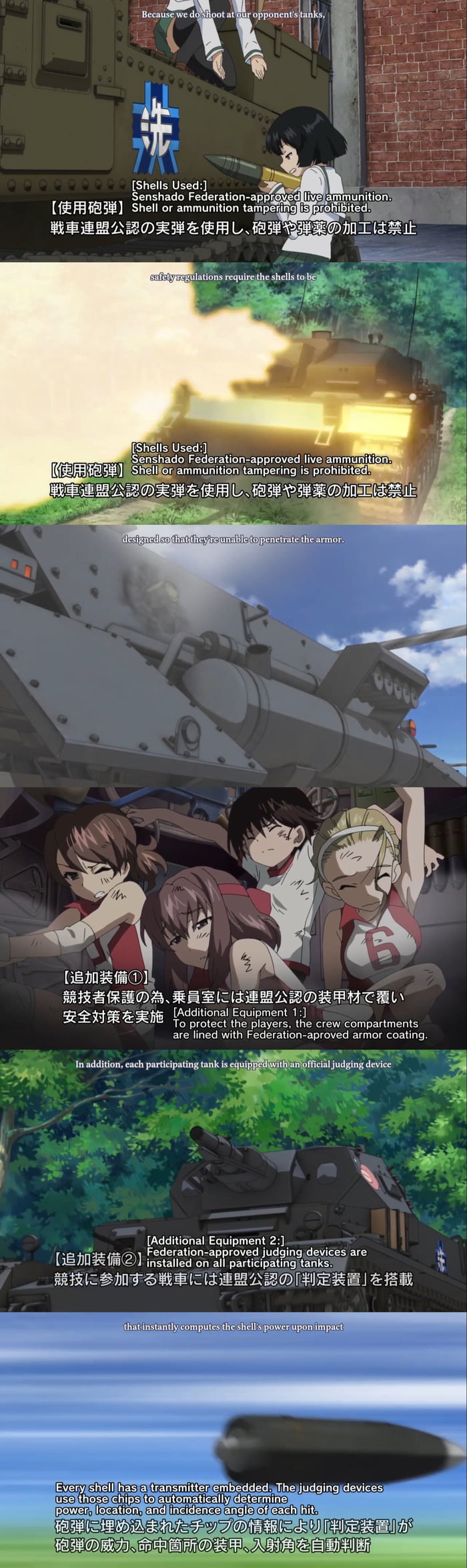 Why no one dies in GuP explained in a recap episode - 9GAG