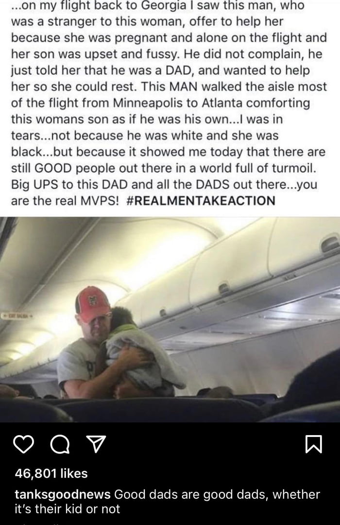 Stranger cares for pregnant woman’s baby on flight - 9GAG