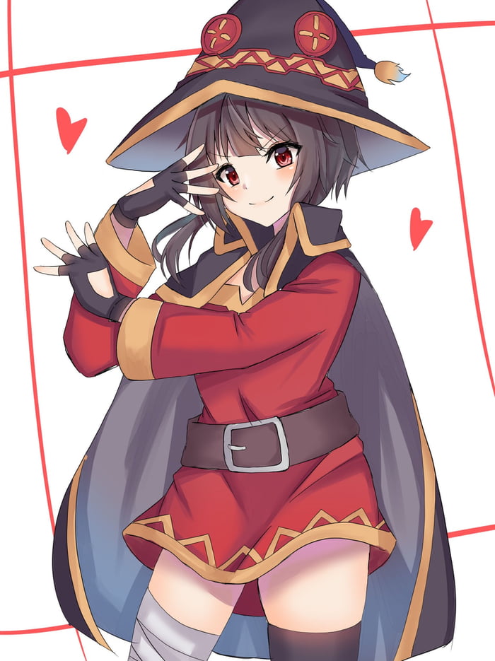 Megumin's sweet pose - 9GAG