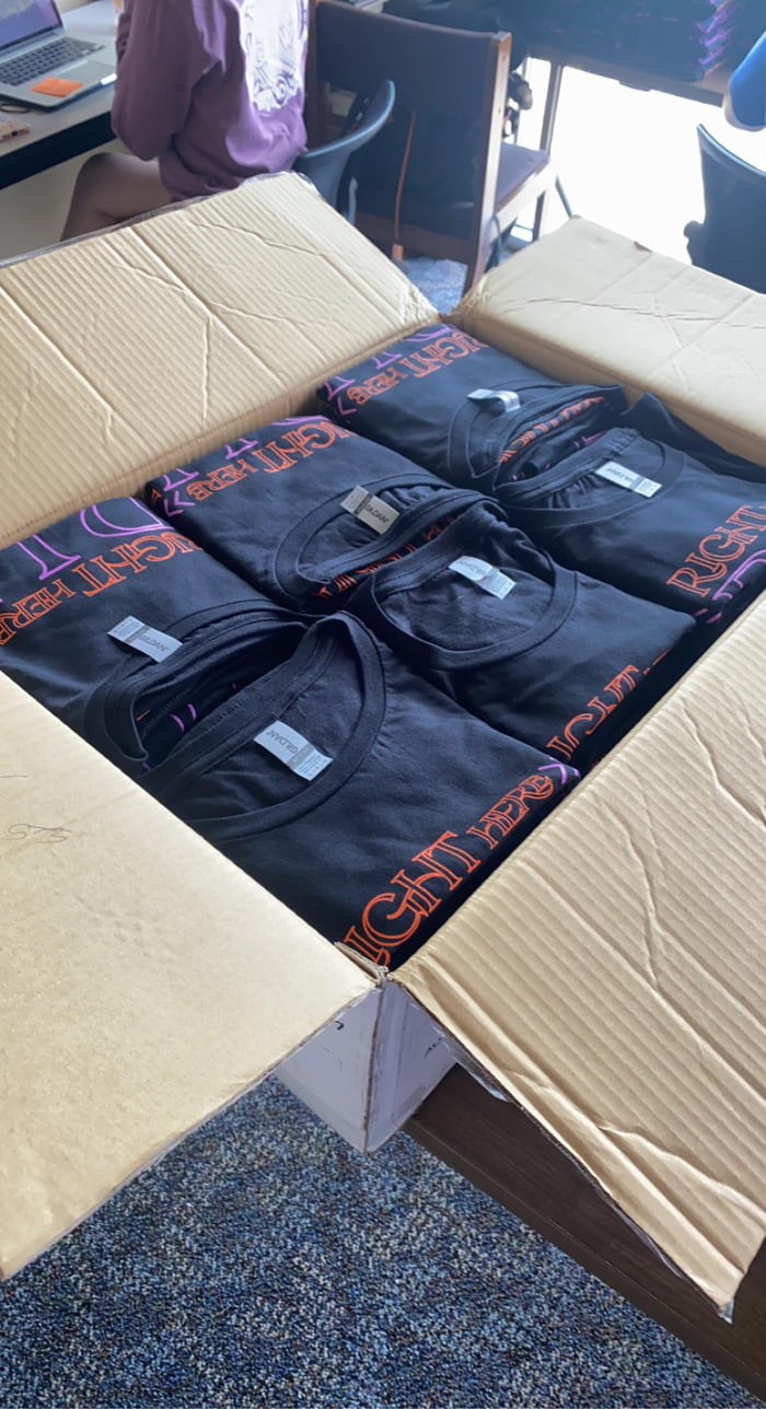 60 large t-shirts in a box - 9GAG