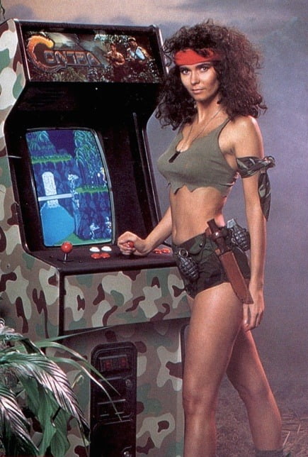 1987 Konami ad for the Contra arcade game - 9GAG