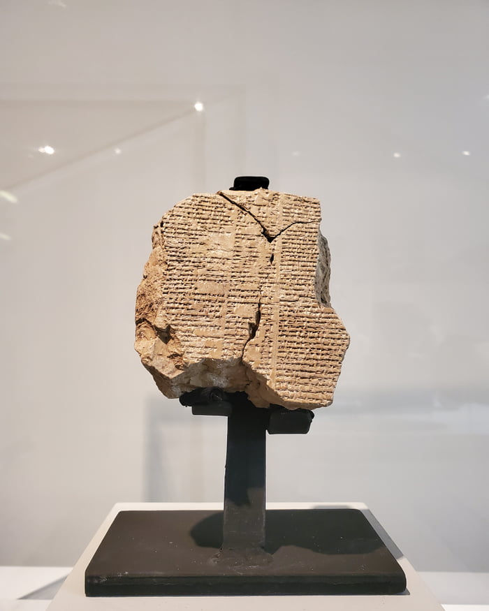 Original Tablet of the Epic of Gilgamesh. Housed in Iraq - 9GAG