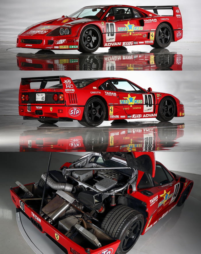 Ferrari F40 modified with Michelotto parts for 1994 Japan GTC - 9GAG