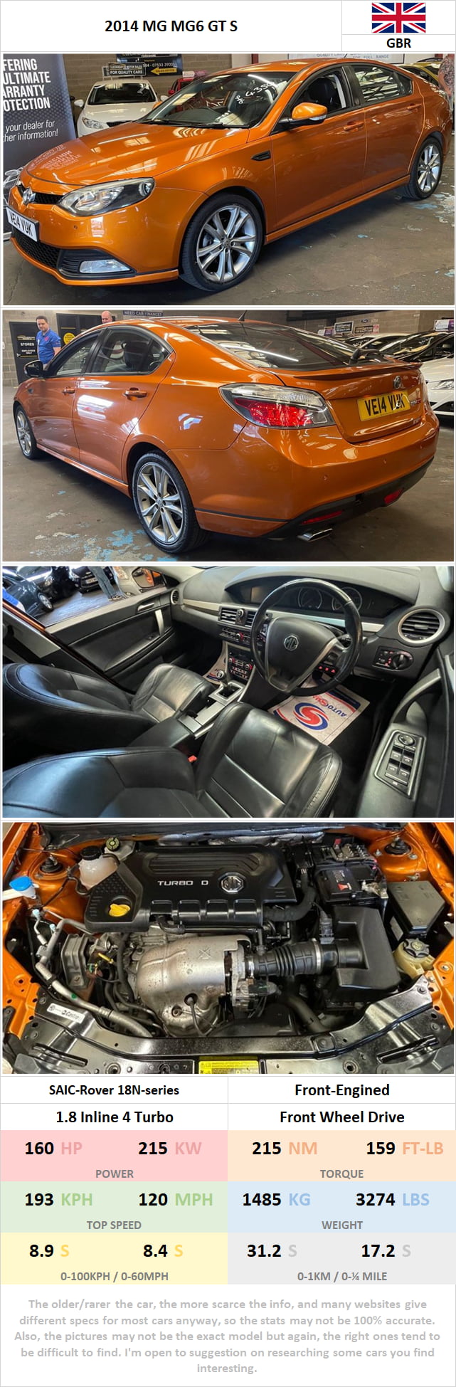 2014 MG MG6 GT S - 9GAG