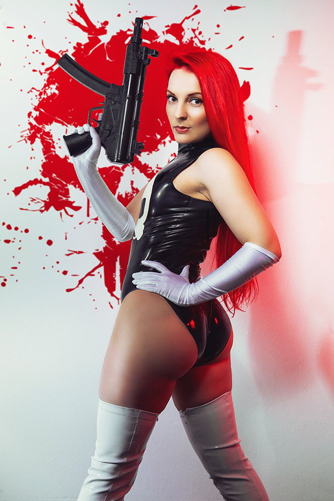 Punisher (Latex) by Candy Valentina - 9GAG