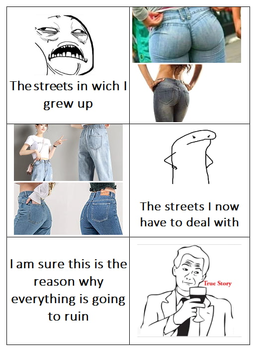 No more apple shaped butts, only egg-asses. Meh... - 9GAG